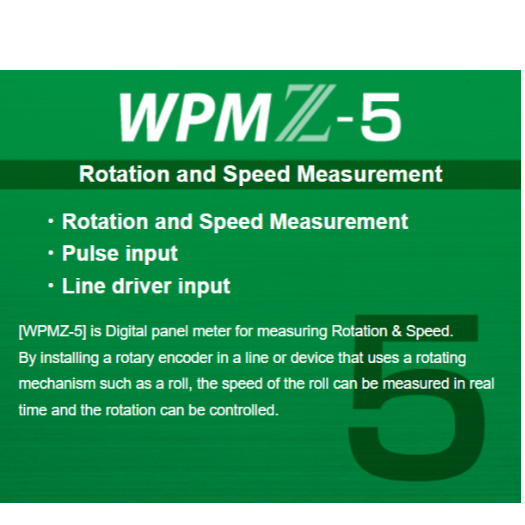 WPMZ-5 Digital Indicator 數位顯示器 ｜Watanabe Electric Industry